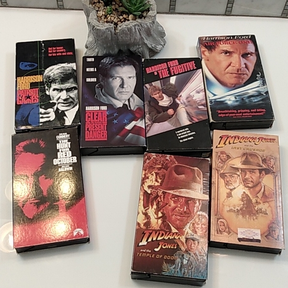 Paramount | Media | Harrison Ford Vhs Bundle | Poshmark